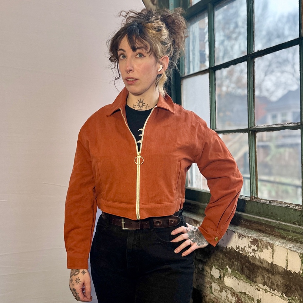 Big Bud Press Ricky Jacket Burnt Terracotta Xxs - Gem